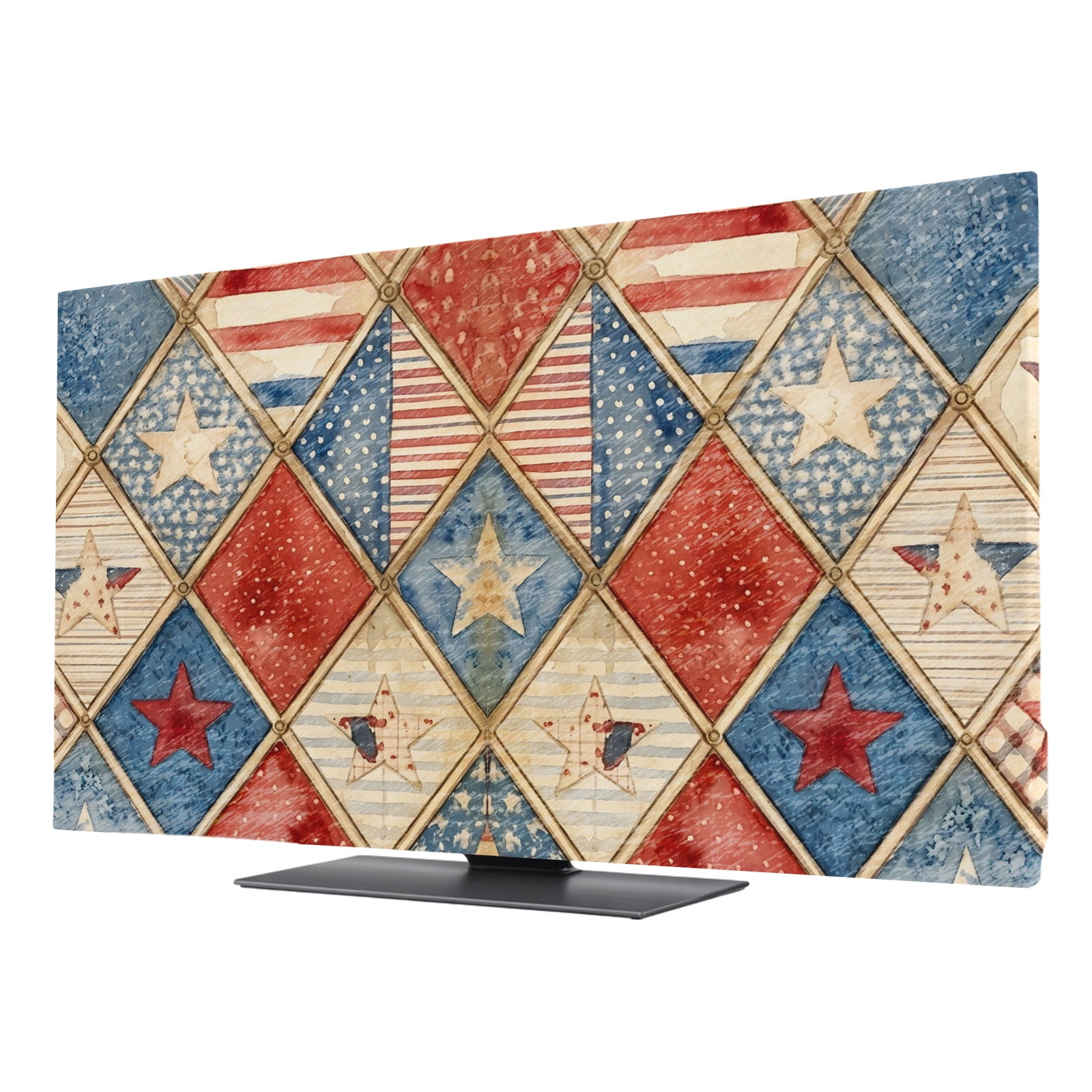 250 Anniversary TV Cover for 75 Inch Screen,Stretch Fabric Dustproof TV ...