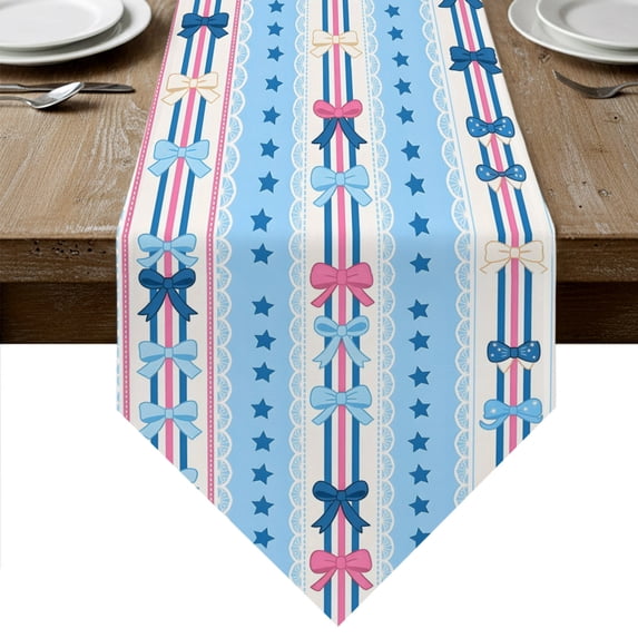 250 Anniversary Table Runner Linen Burlap Table Runner 72 Inches Long ...