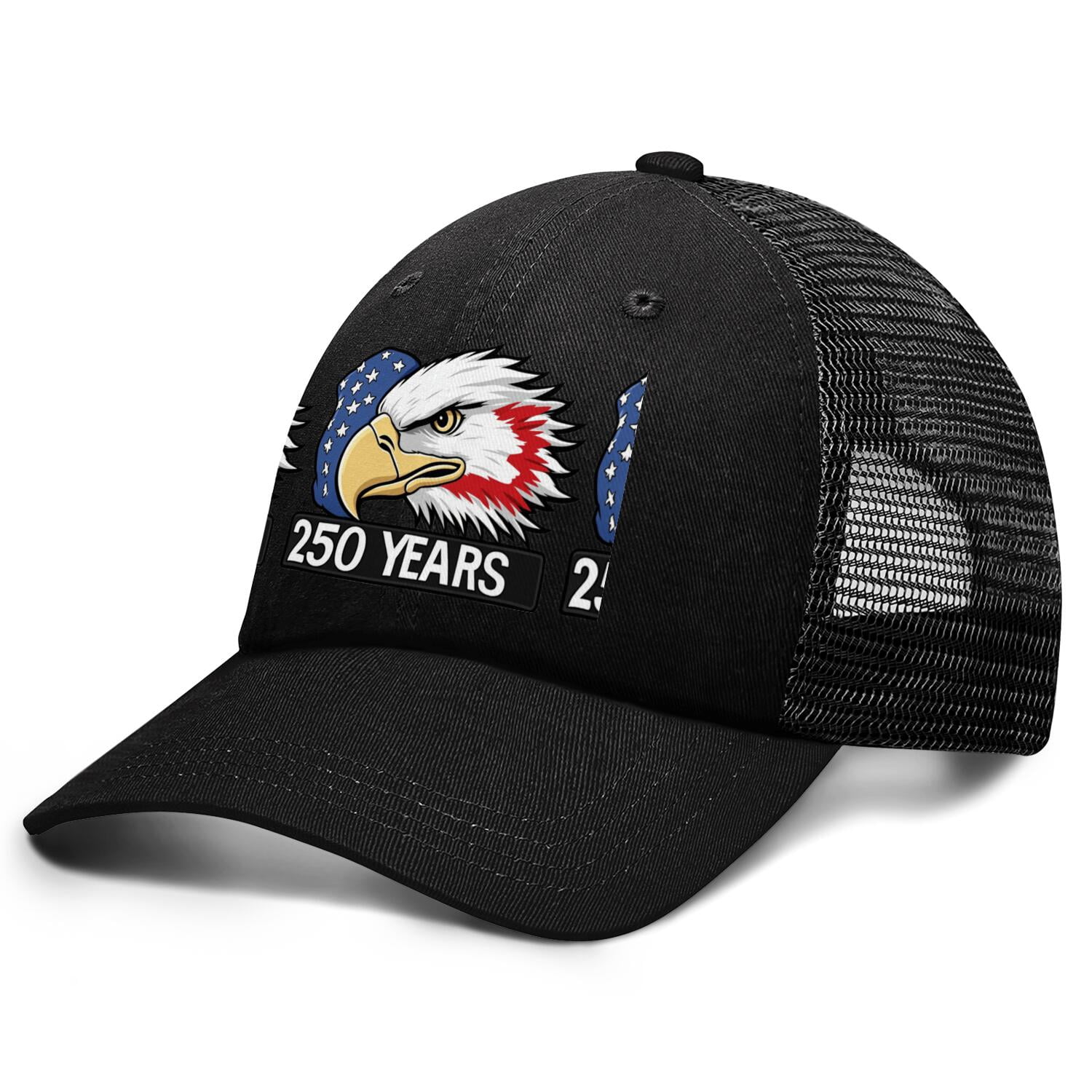 250 Anniversary USA 1776-2026 America Structured 6-Panel Baseball Cap ...