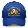 250 Anniversary USA 1776-2026 Eagle Liberty Cross Printed Pattern Dad ...