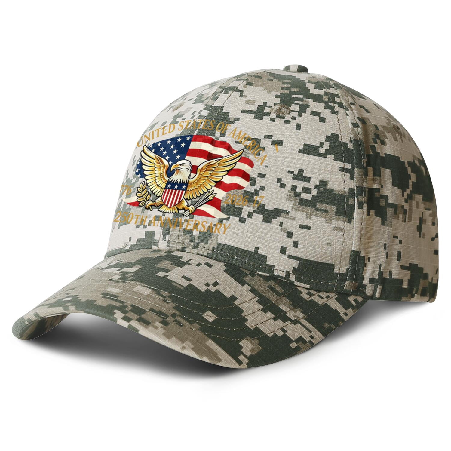 250 Anniversary USA 4th of July 250th Anniversary Patriotic Snapback ...