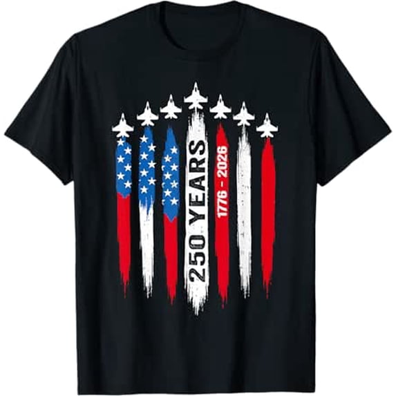 250 Anniversary USA 4th of July Patriotic 250 Years American T-Shirt ...