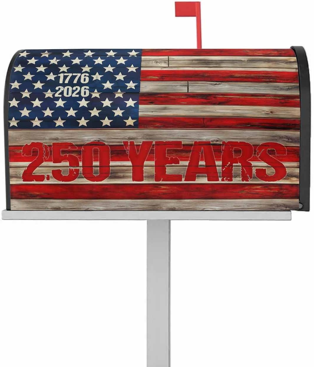 250 Anniversary USA Flag Mailbox Covers Magnetic Standard Size 21x25.5 ...