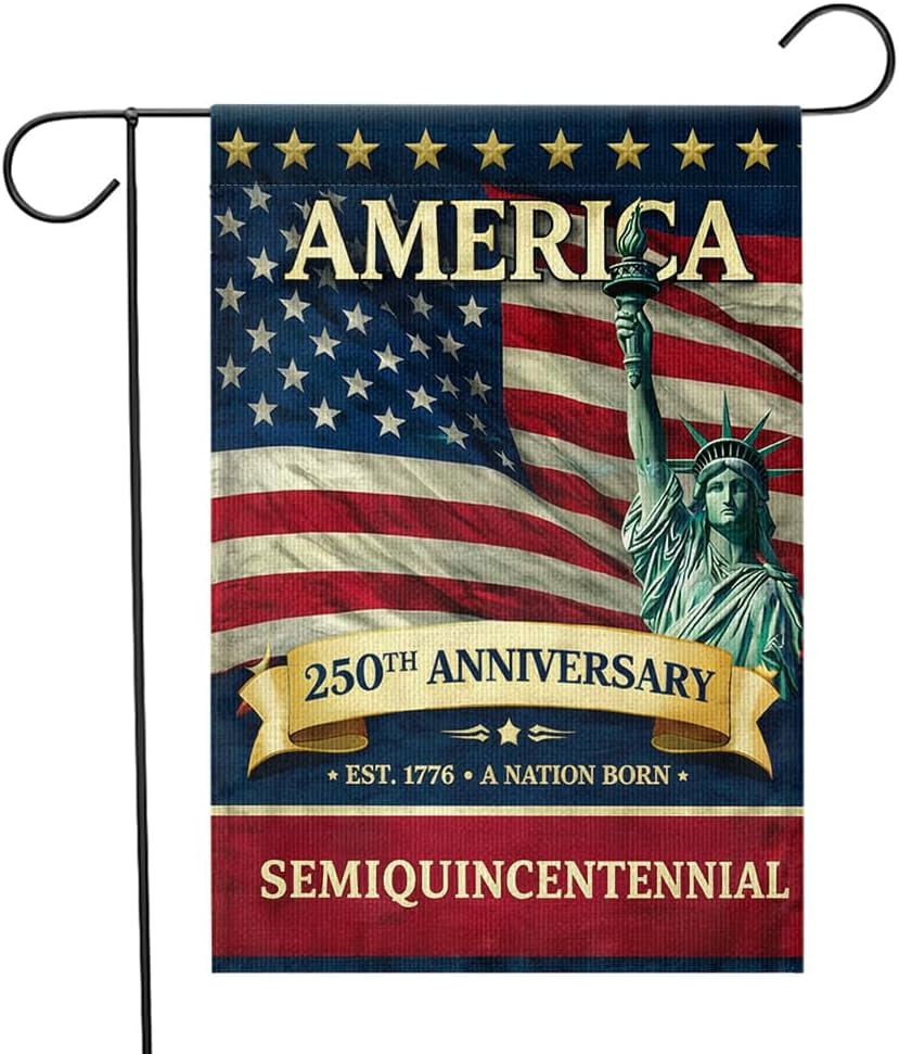 250 Anniversary USA Garden Flag, 250 Anniversary USA Flag, 1776-2026 ...