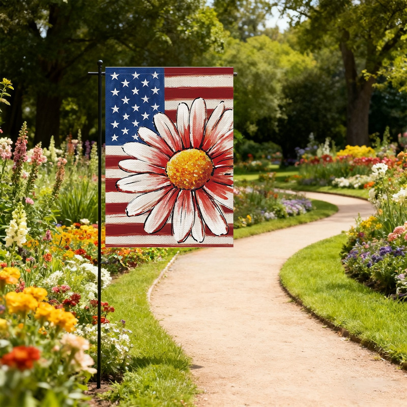 250 Anniversary USA Garden Flag - 250 Years of Freedom Double -Ply ...
