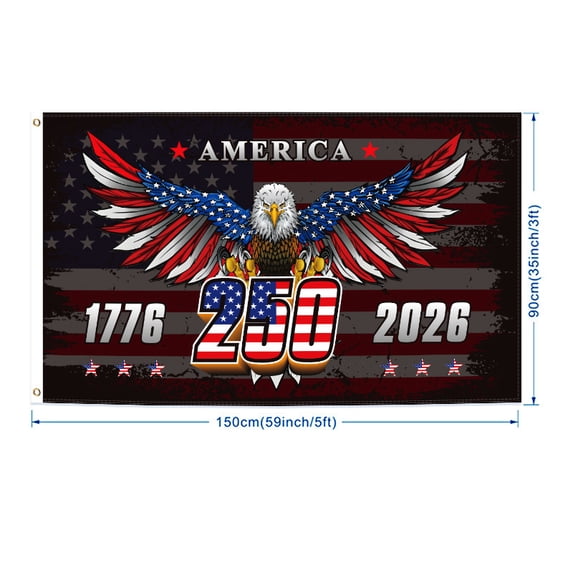 250 Anniversary USA Garden Flag, America 250th Anniversary Flag 1776 ...