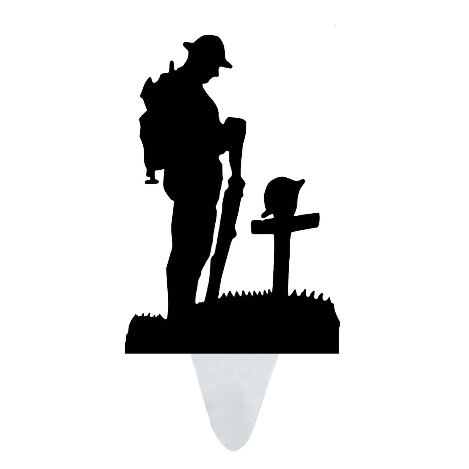 250 Anniversary USA Garden Kneeling Soldier Decoration for Outdoor ...