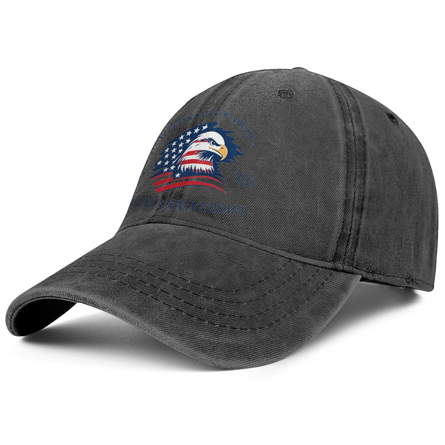 250 Anniversary USA Hat Eagle Flag America Baseball Cap 250th Patriotic ...