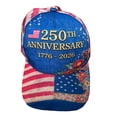 250 Anniversary USA Hat Retro Embroidered Adjustable Patriotic Baseball ...