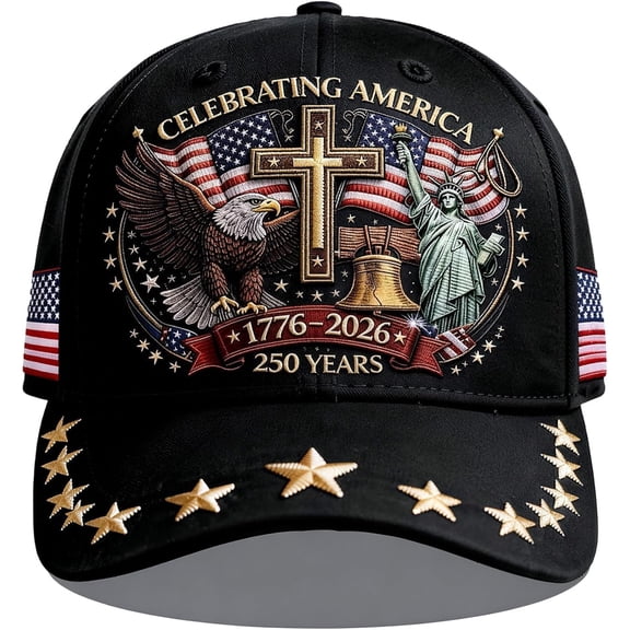250 Anniversary USA Hat United States 250th Year American Anniversary ...