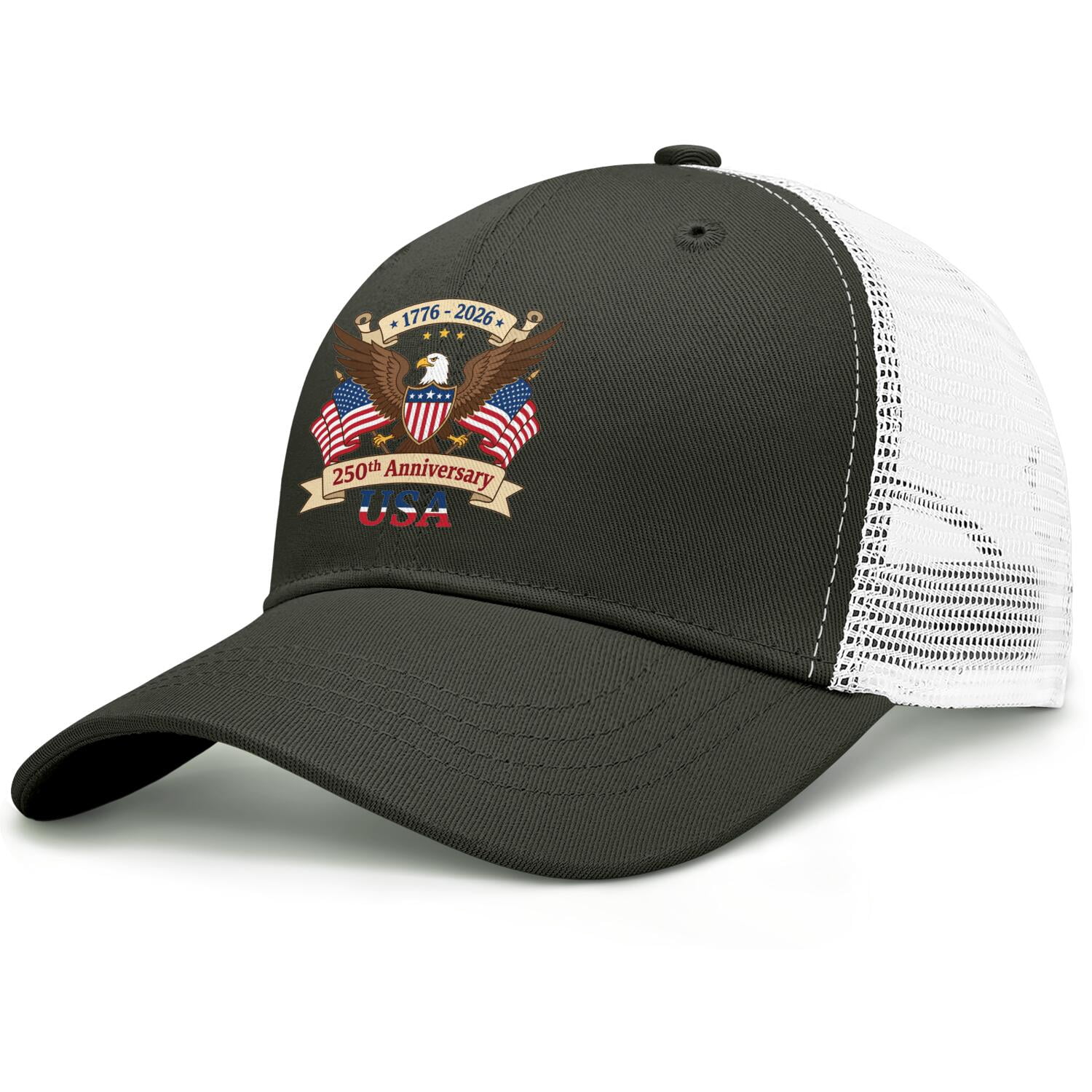 250 Anniversary USA Hat for Men Women,Printed Adjustable Baseball Cap ...