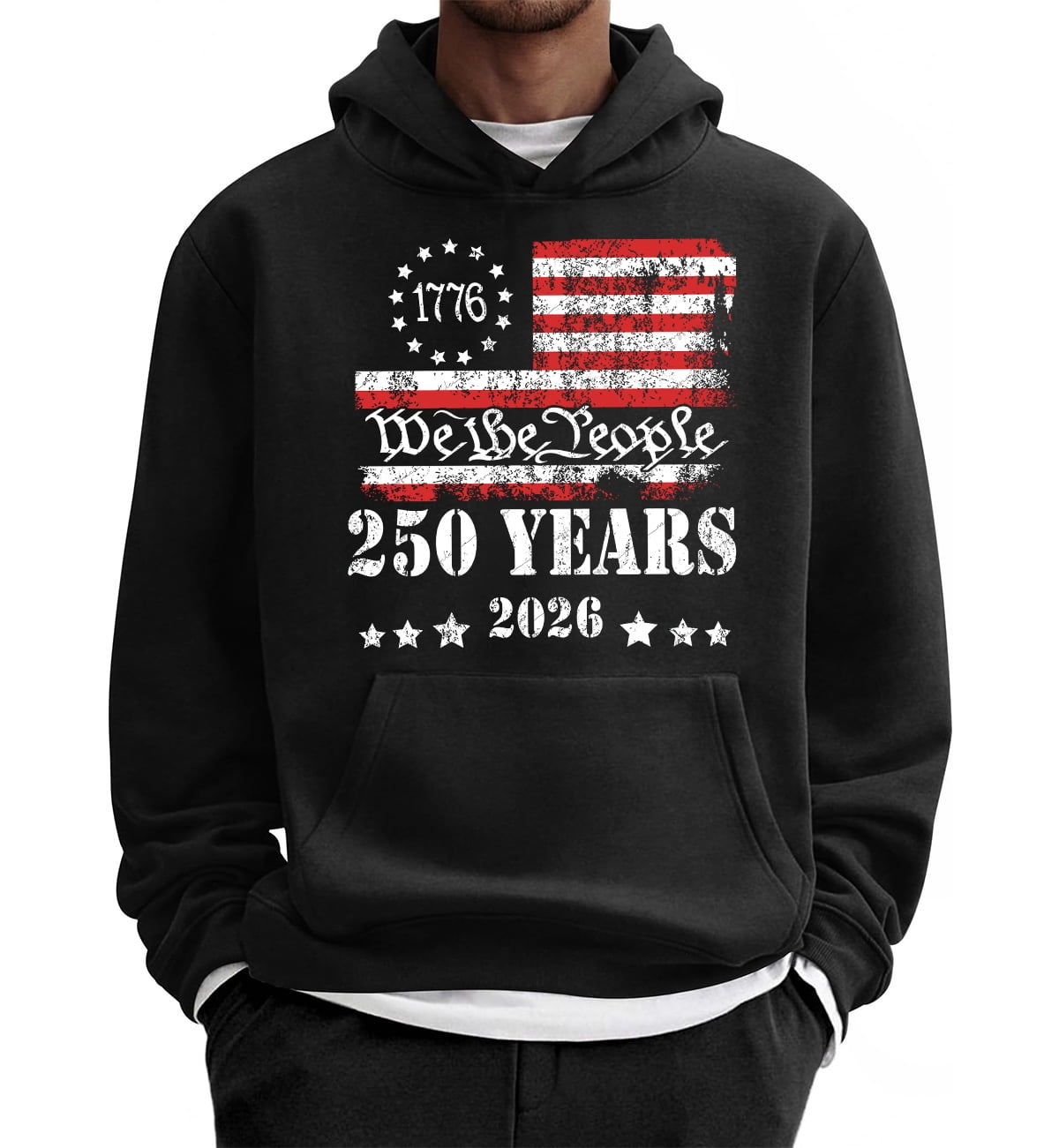 250 Anniversary USA Hoodie Vintage America We The People 250th ...