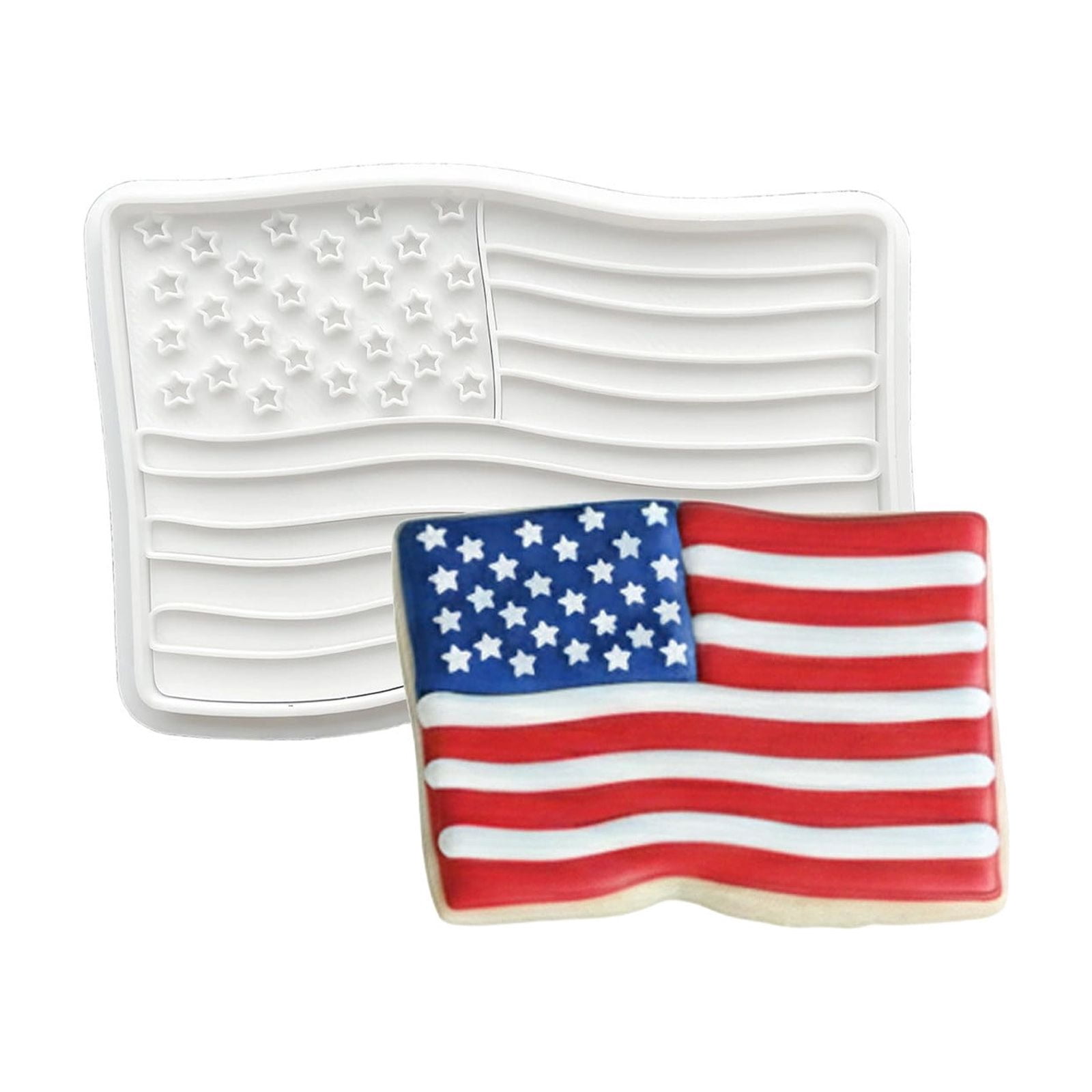 250 Anniversary USA Moulds for Fondant Shapes Stainless Steel Baking ...