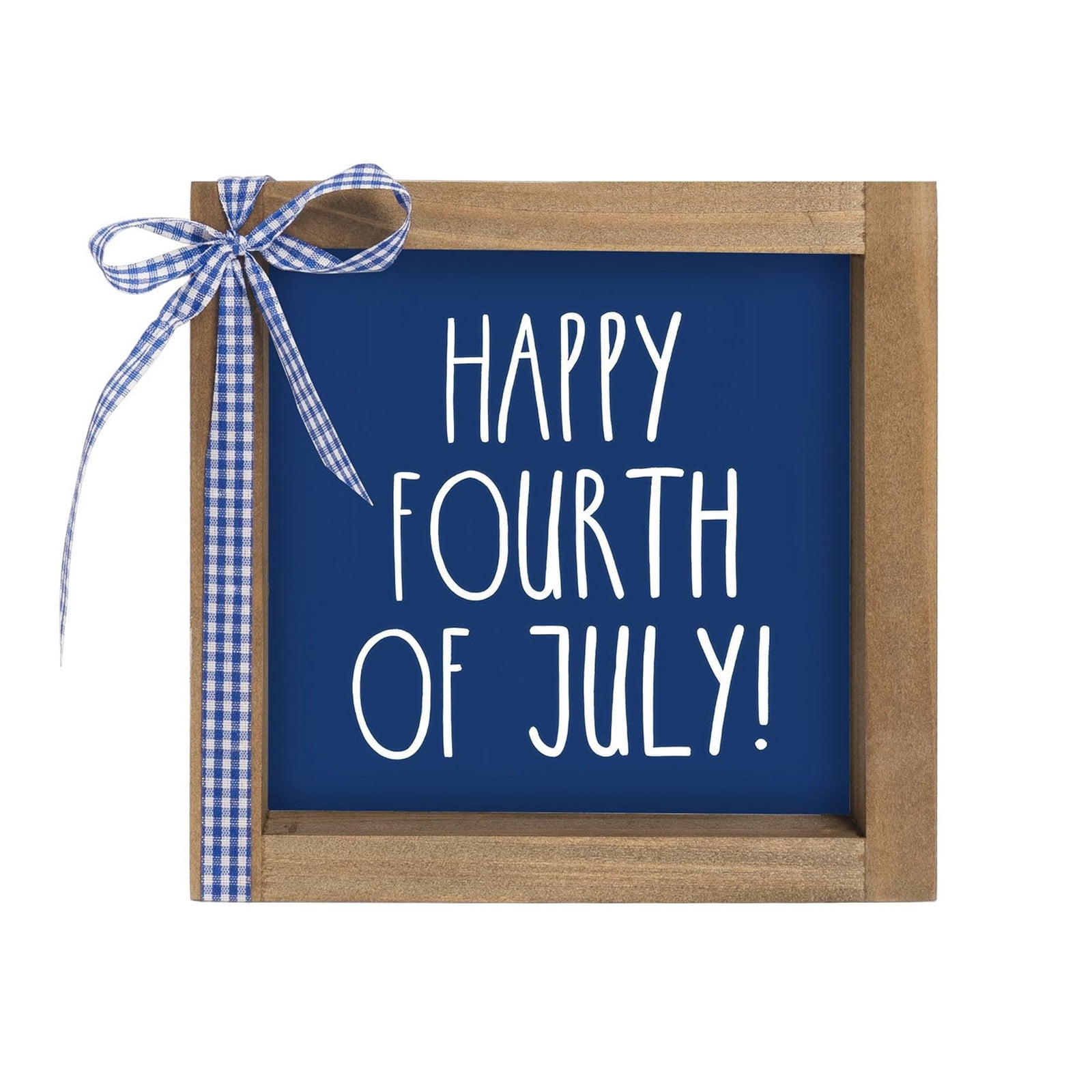 250 Anniversary USA Patriotic Desktop Ornament - Wood Photo Frame ...