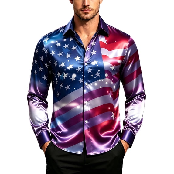 250 Anniversary USA Polo Shirt Patriotic Independence Day Long Sleeve ...