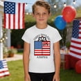 250 Anniversary USA Shirt Boys Short Sleeve Crewneck Independence Day ...