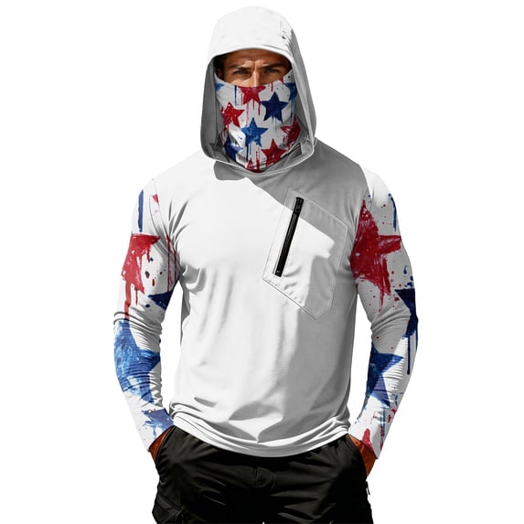 250 Anniversary USA Shirt For Men Fishing Sun Hoodie Long Sleeve ...