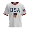 250 Anniversary USA Shirt Mens Short Sleeve Crewneck Patriotic Graphic ...