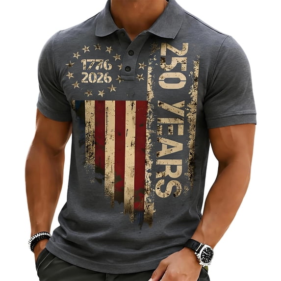 250 Anniversary USA Shirt, Short Sleeves Patriotic Shirts for Men, USA ...