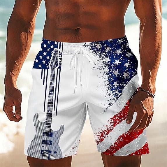 250 Anniversary USA Shorts Men Vintage Casual Athletic Shorts Patriotic ...