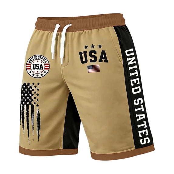 250 Anniversary USA Swim Trunks Men's Wear USA Flag Shorts 5XL ...