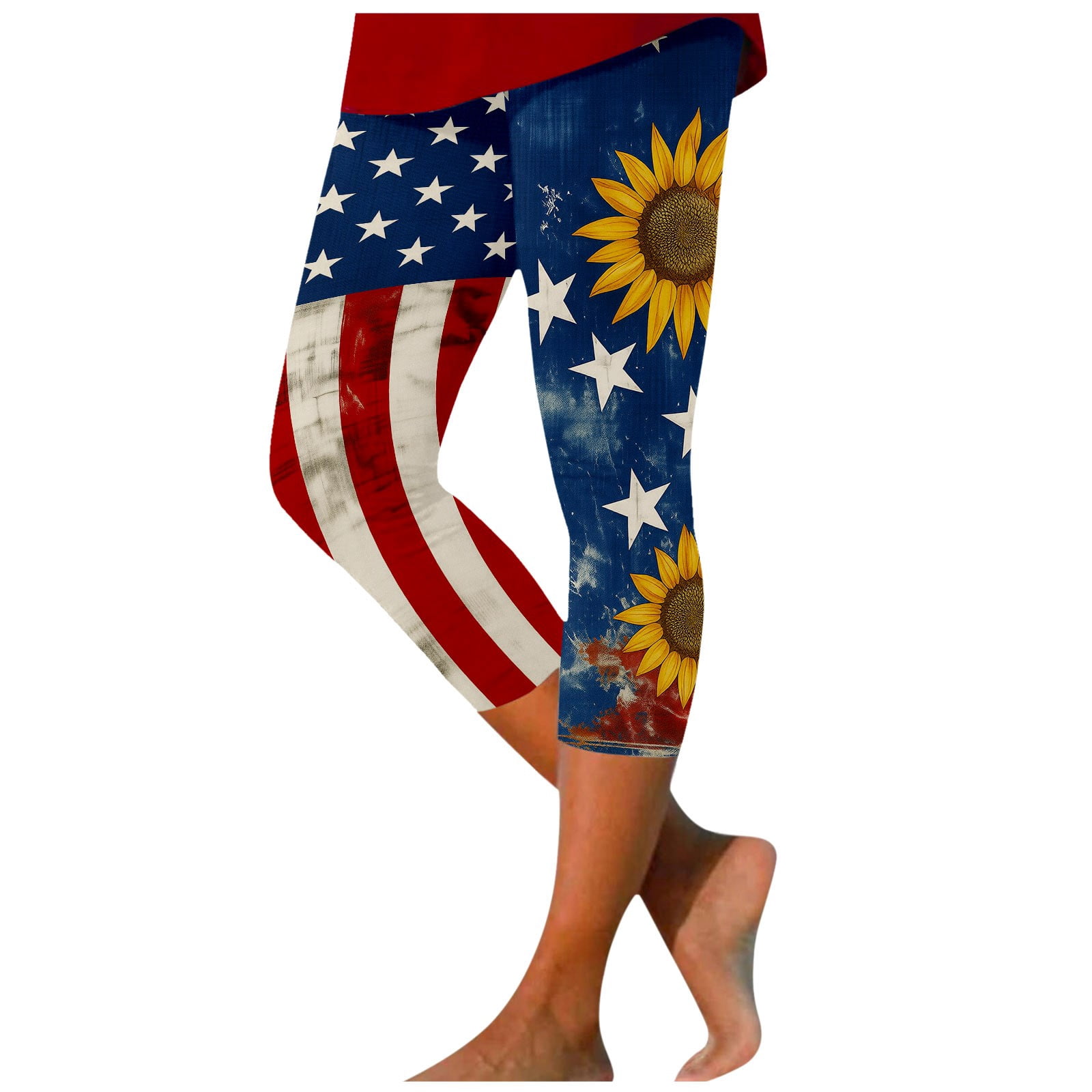 250 Anniversary USA Women Plus Size Yoga Pants Leggings for Women, High ...