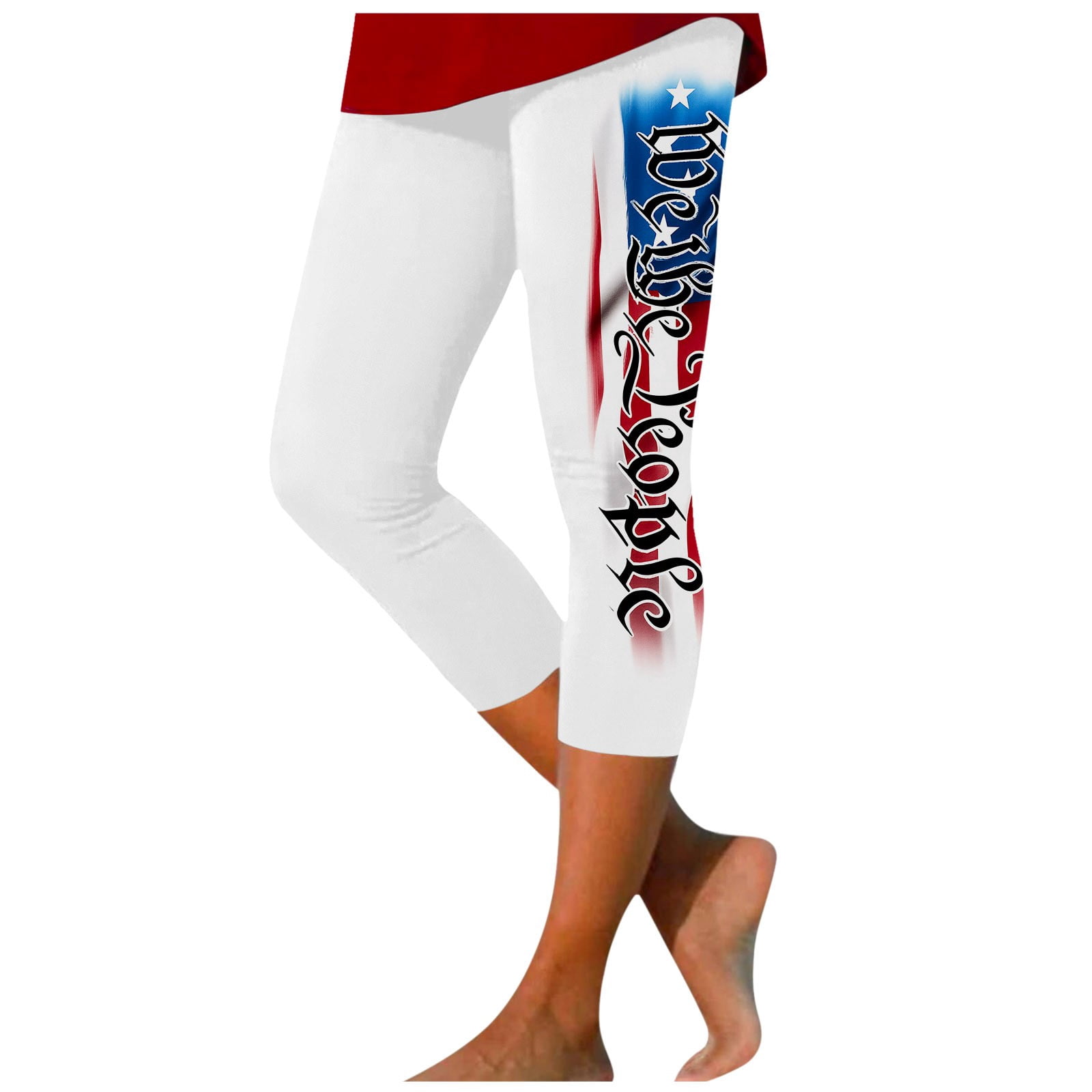 250 Anniversary USA Women Plus Size Yoga Pants Leggings for Women, High ...