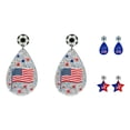 250 Anniversary Usa Decorations,Elegant Dangle Earrings for Fashionable ...