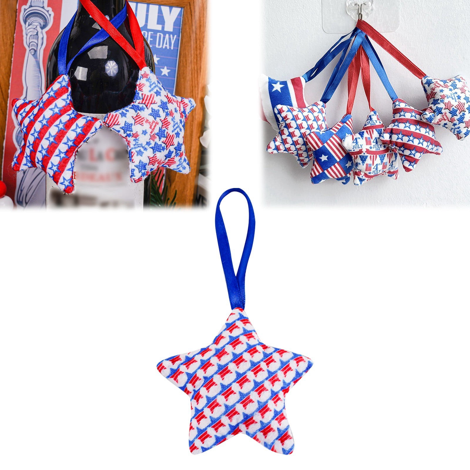 250 Anniversary Usa Decorations,Independence Day Star Ornaments ...