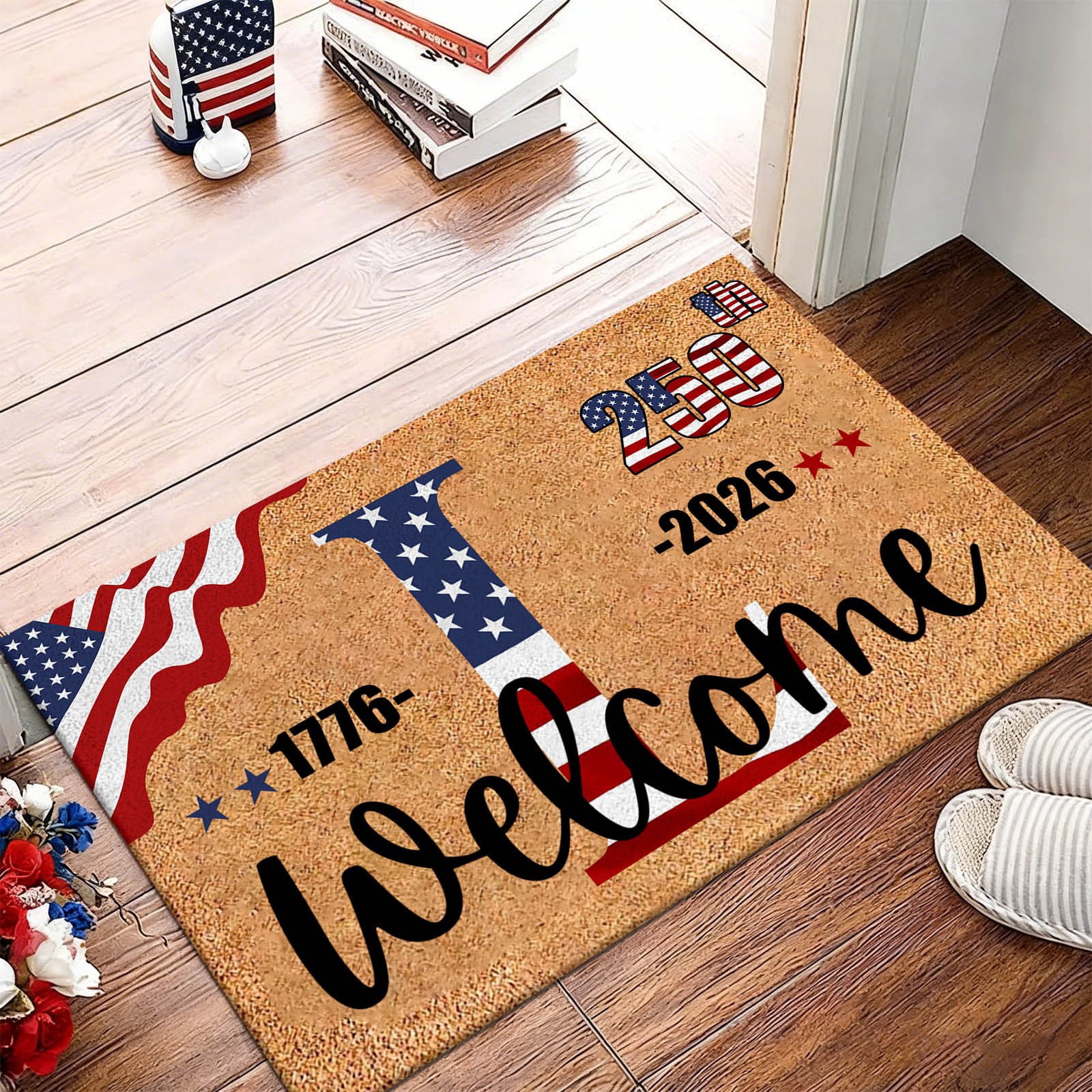 250 Anniversary Usa Door Mat – Patriotic Door Mat Personalized ...