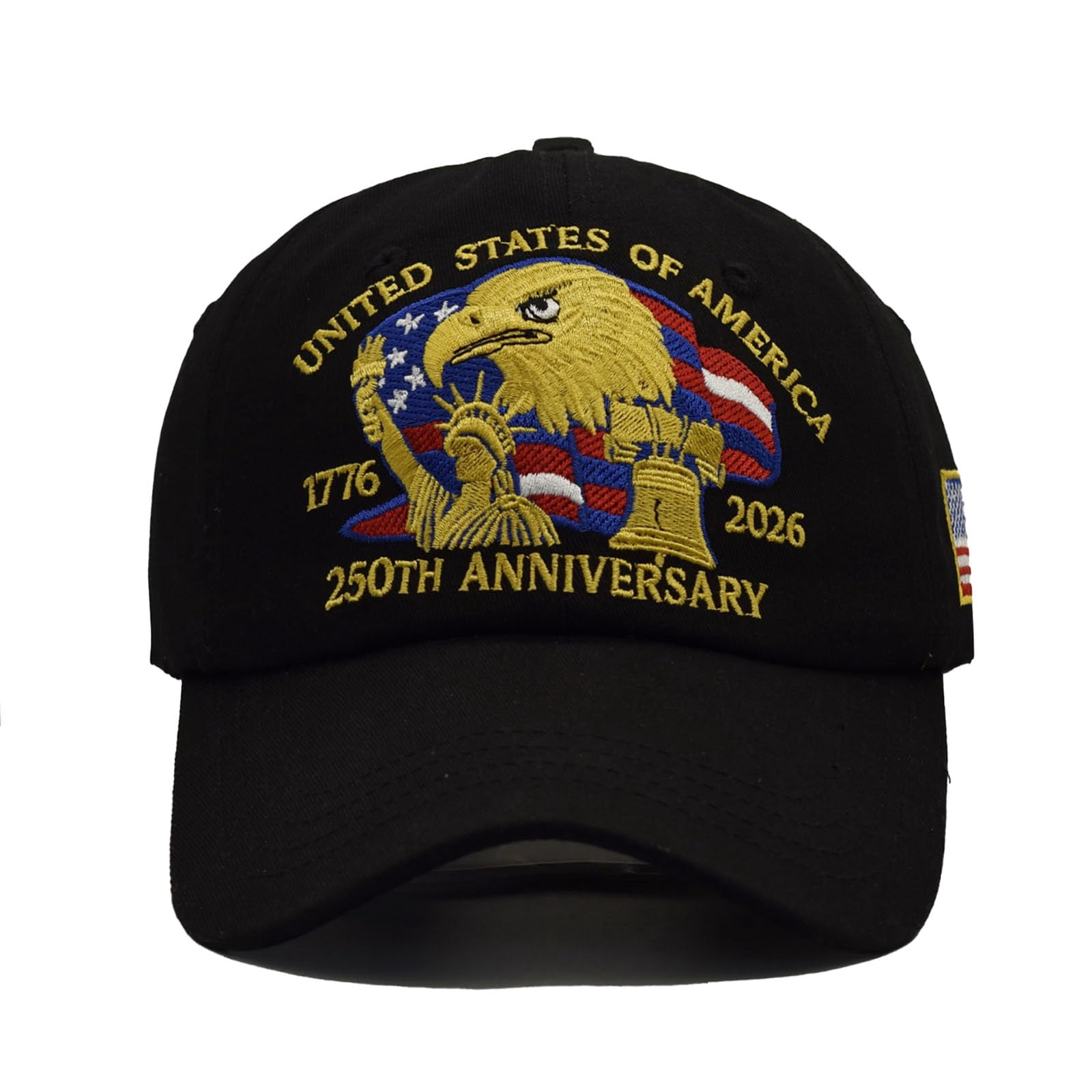 250 Anniversary Usa Hat, Eagle Embroidery Patriotic Baseball Cap ...