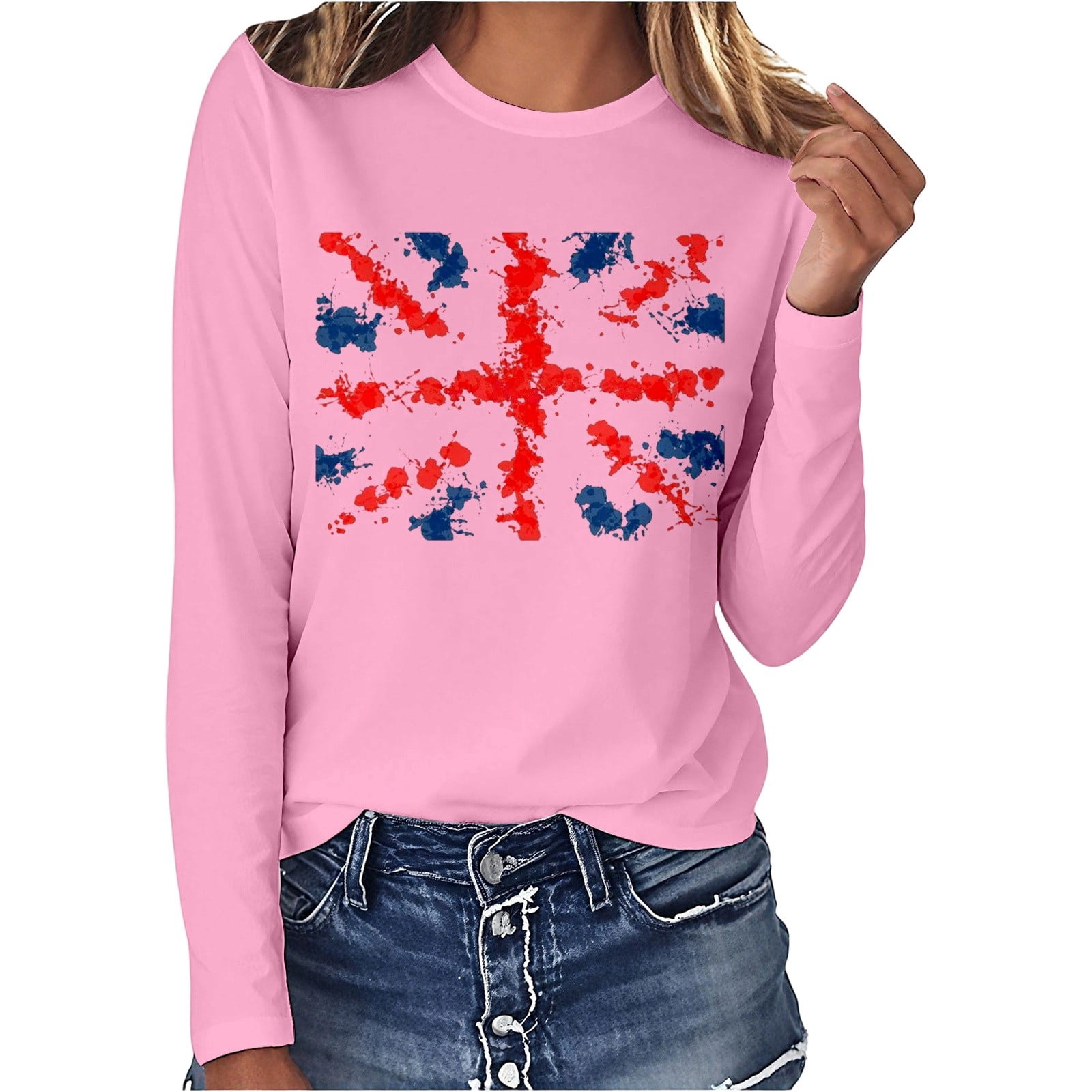 250 Anniversary Usa Shirt Women Casual Fashion Loose Fit T Shirt ...