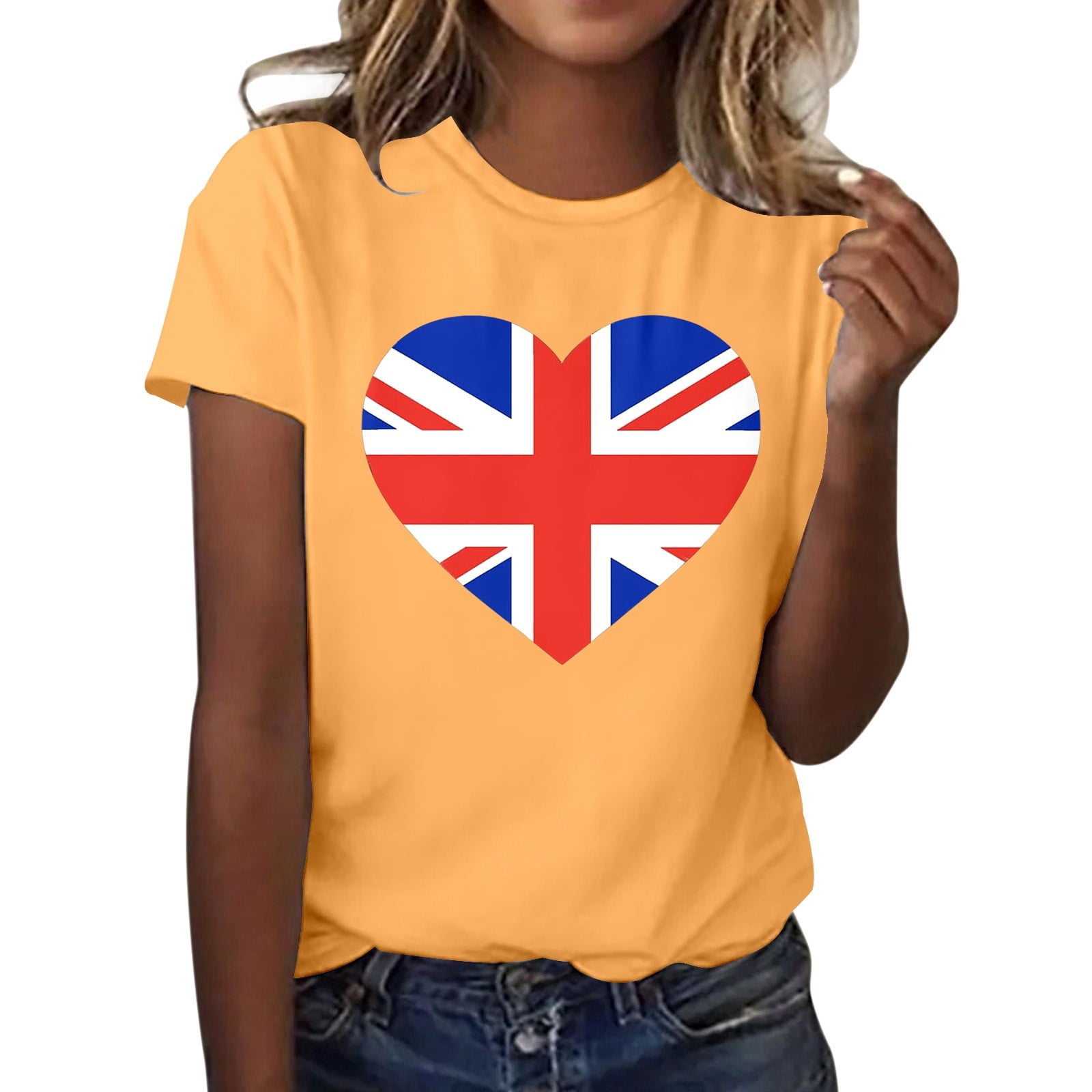 250 Anniversary Usa Shirt Women Casual Loose Fit Graphic Print Short ...