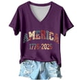 250 Anniversary Usa Shirt Women Stylish Casual T Shirt With Annual ...
