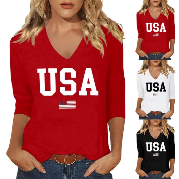 250 Anniversary Usa Tshirt Women's Stylish Independence Day Graphic ...