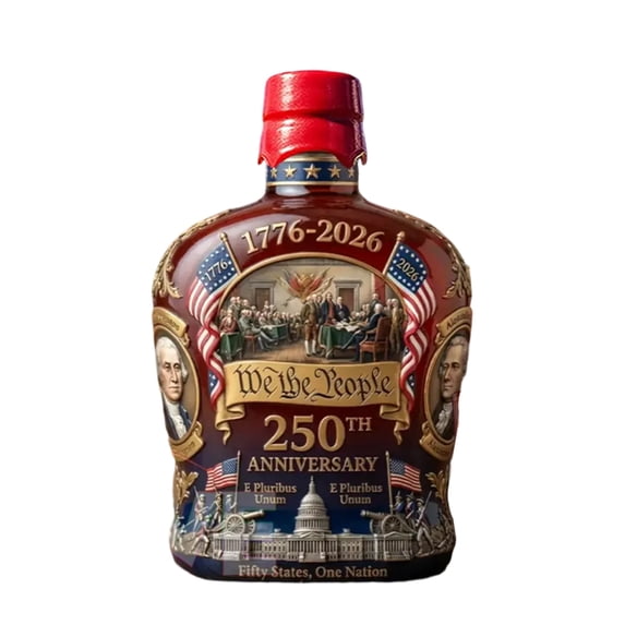 250 Anniversary Whiskey Bottle 250 Anniversary Decanter 250th ...