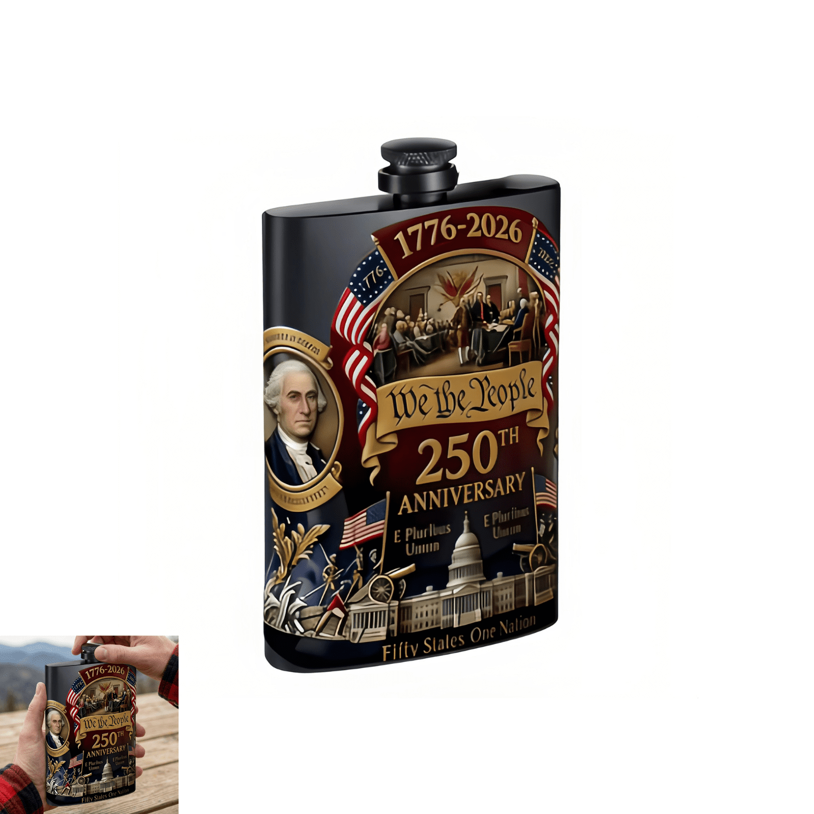 250 Anniversary Whiskey Bottle, We The People 250 Bottle, 1776-2026 U.S ...