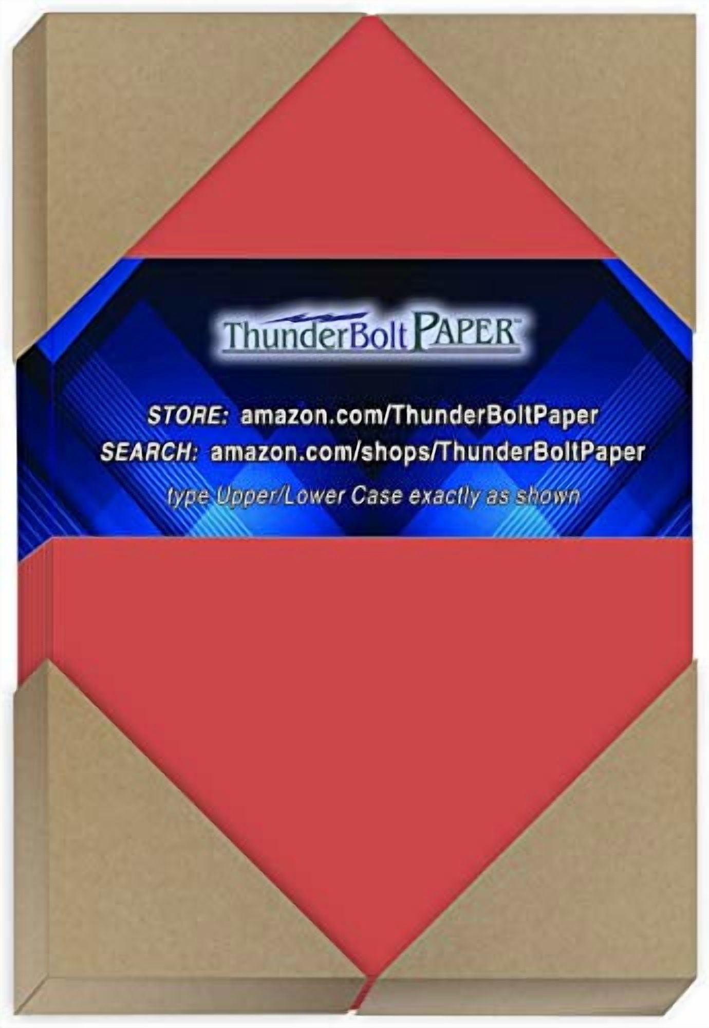 250 Bright Red Color 65lb Cover|Card Paper - 4" X 6" (4X6 Inches) Photo ...