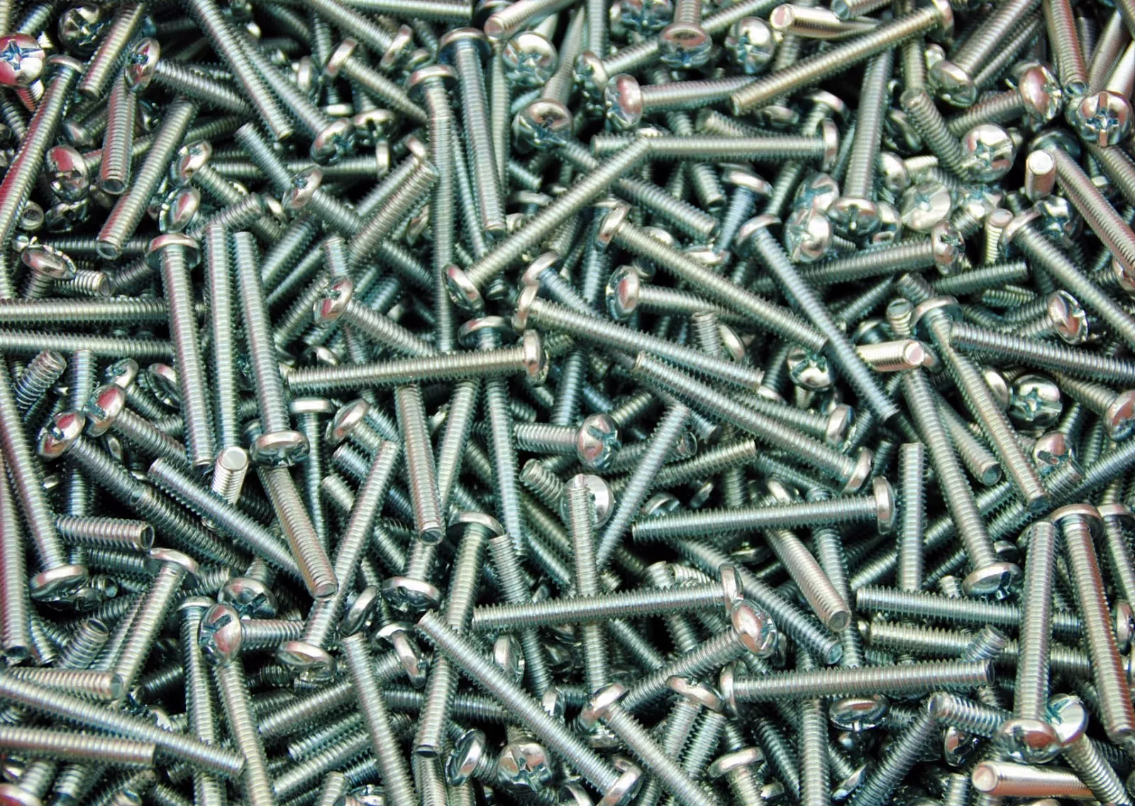 (250) Combo Drive 1/4-20 x 2 Slotted Phillips Pan Head Machine Screws ...