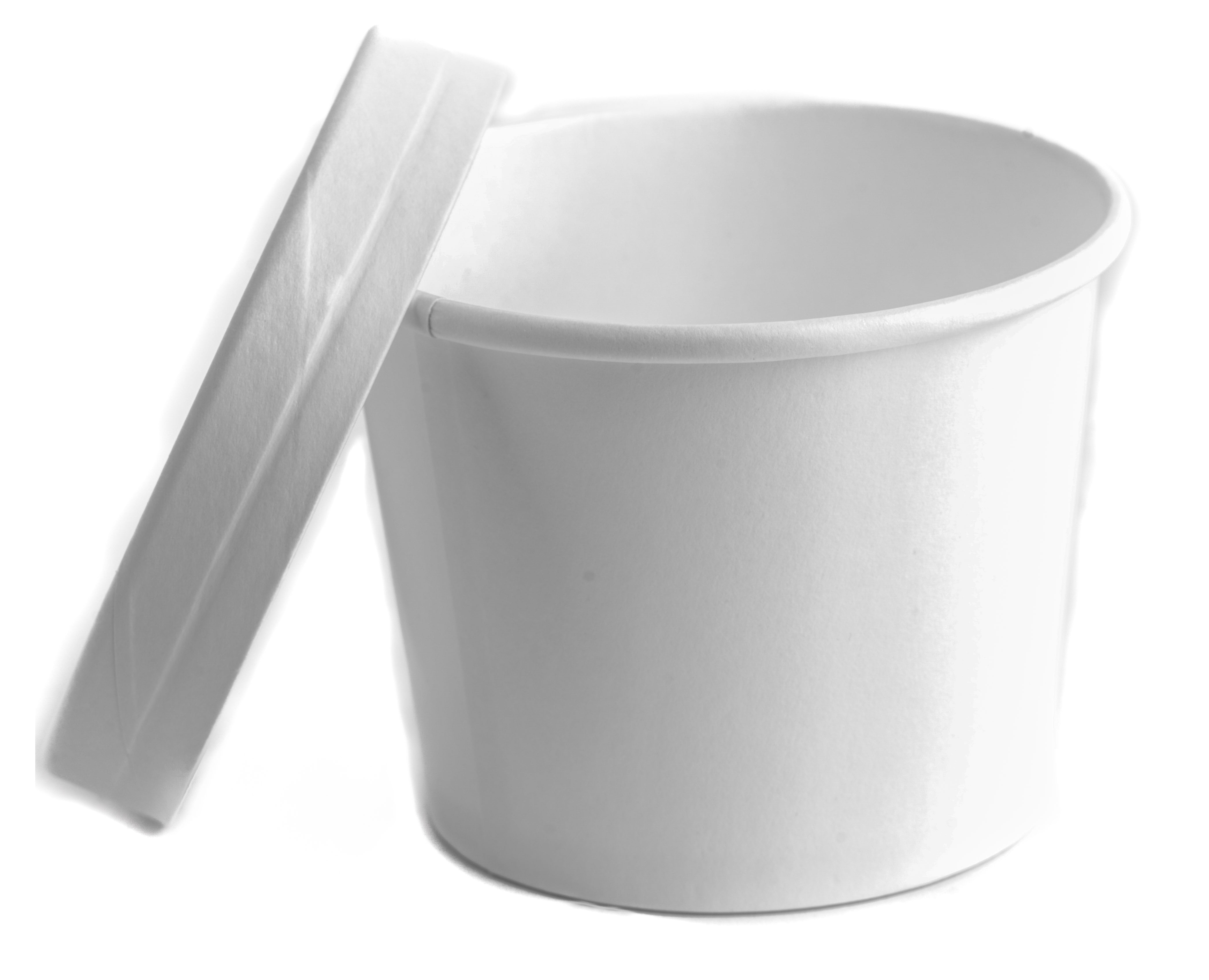 Free Shipping! [250 Count] 8 oz Disposable White Paper Soup Containers ...