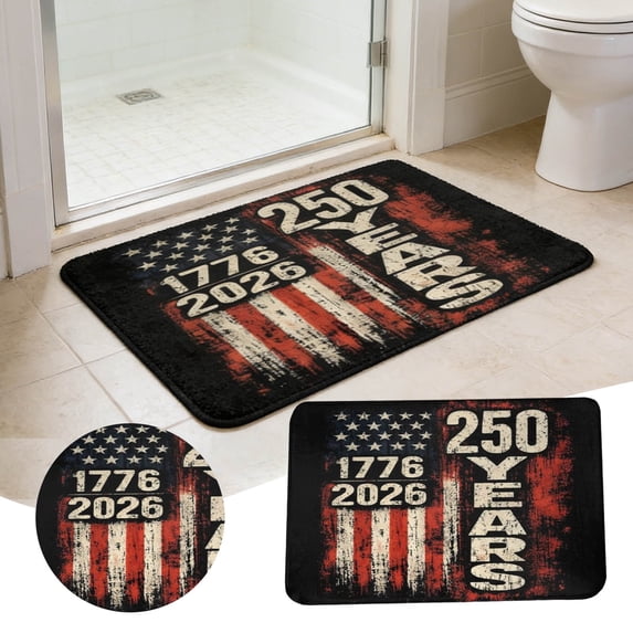 250 Door Mat Patriotic Vintage USA Anniversary, 1776-2026 250th ...