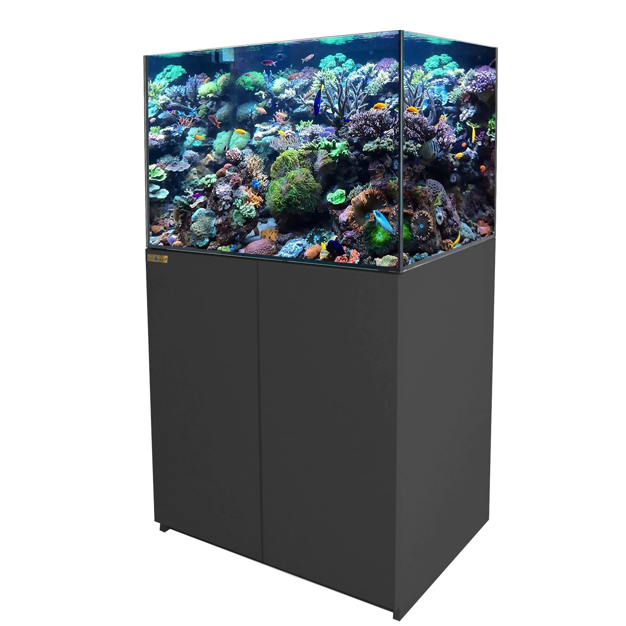 250 Gallon Coral Reef Aquarium Ultra Clear Glass Tank & Built in Sump ...