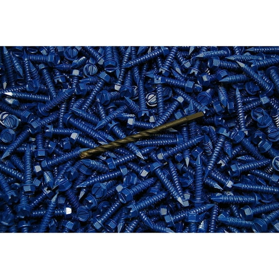 (250) Hex Washer Head 1/4 x 1-1/4 Concrete Masonry Screws Tapcon Anchor ...