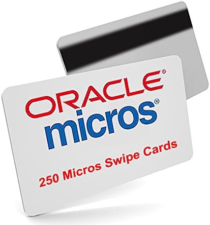 250 Micros Server Swipe Cards (250 Cards) - Walmart.com