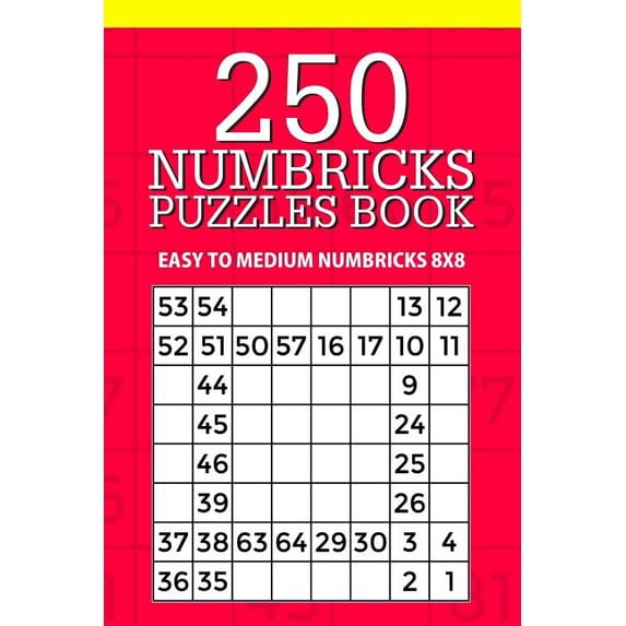 Numbricks Collection 250 Numbricks Puzzle Book: Easy to Medium ...
