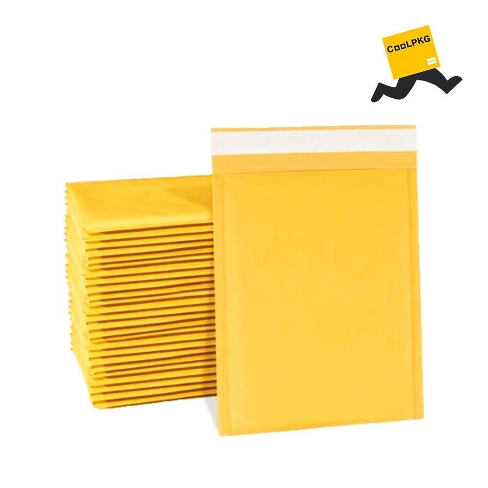 250 PCS #0 6x10 Kraft Bubble Mailers Self Seal Shipping Envelopes 6"x10 ...