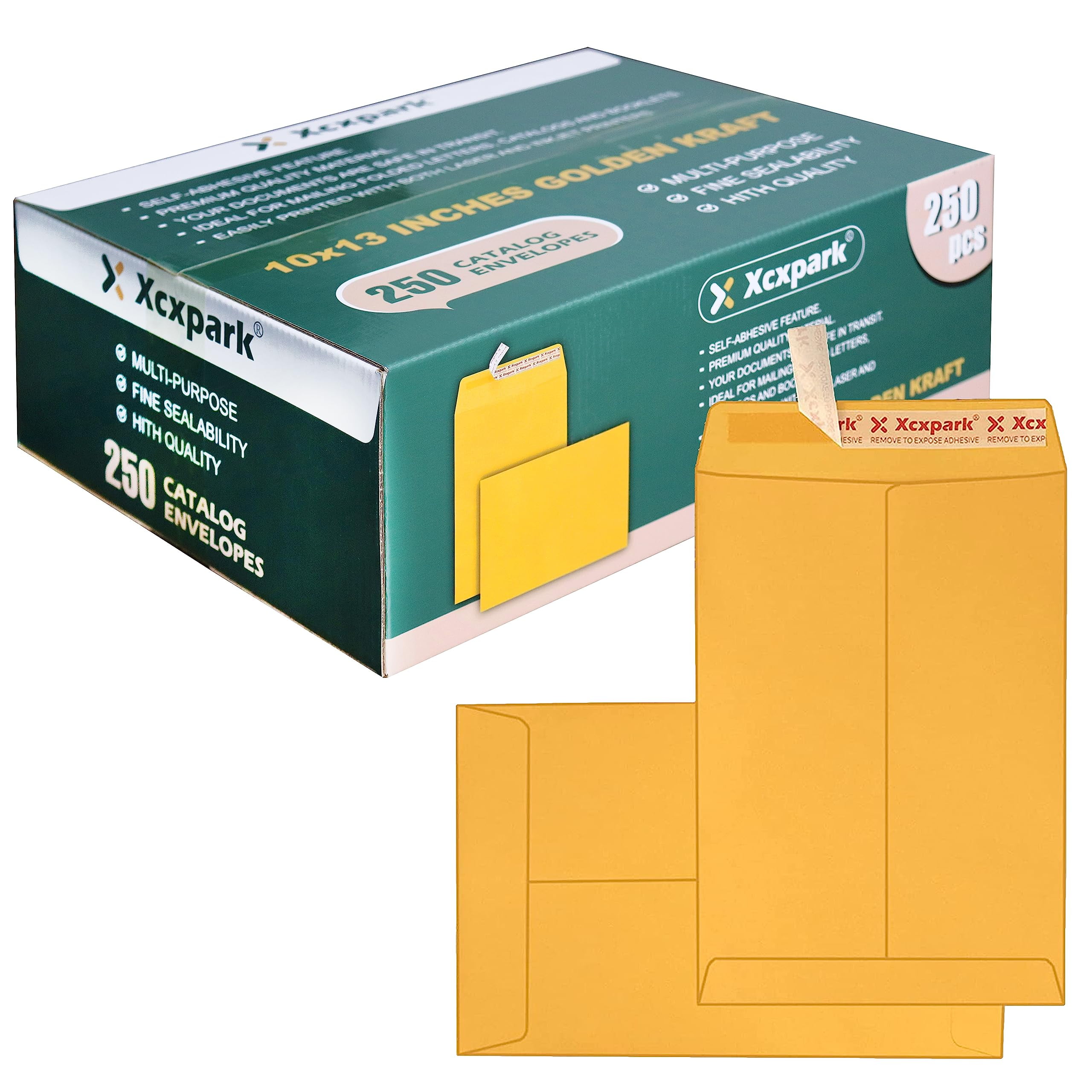 250 PCS 10x13 inches Security Catalog Envelopes Printable Self Seal ...