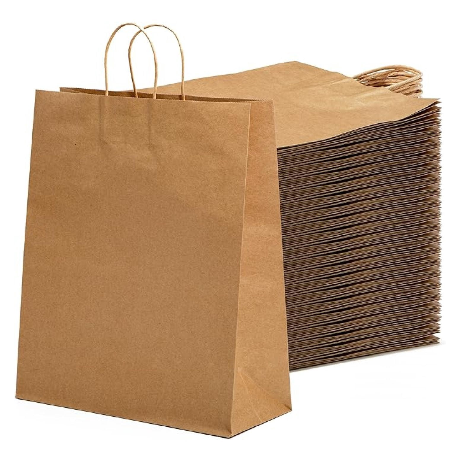 250 Pack 13x7x17 Inches Large Paper Gift Bags with Handles Bulk ...