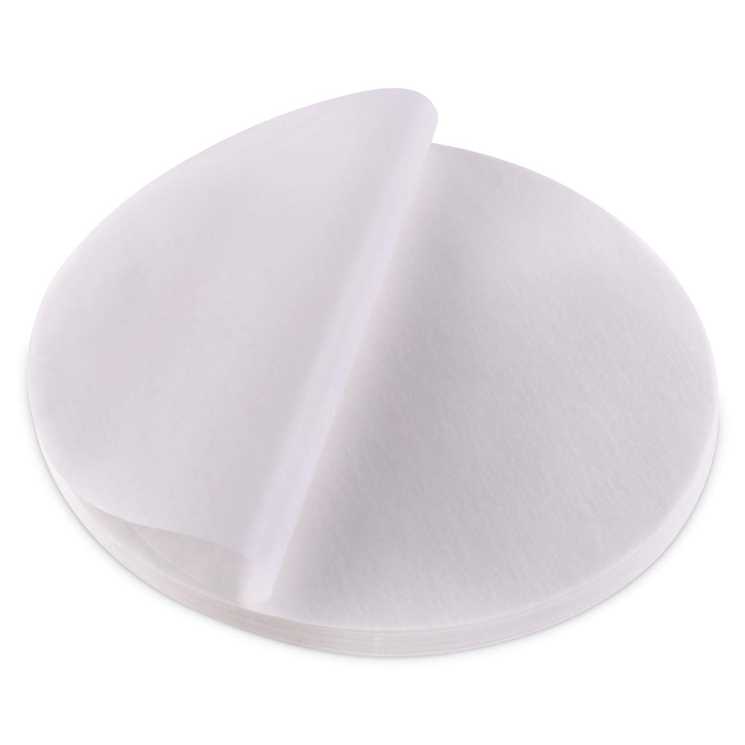 [250 Pack] 9 Inches Non-Stick Parchment Paper - Round White Baking ...