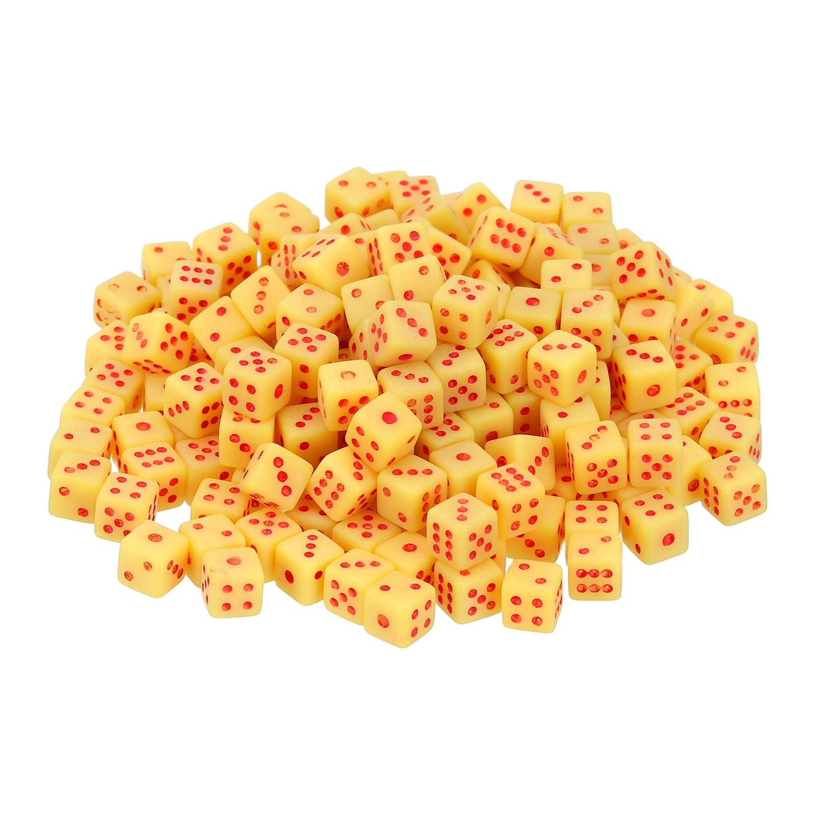 250 Pack Mini Dice, 5mm/0.2" Acrylic Tiny Six Side Game Dot Square Dice ...
